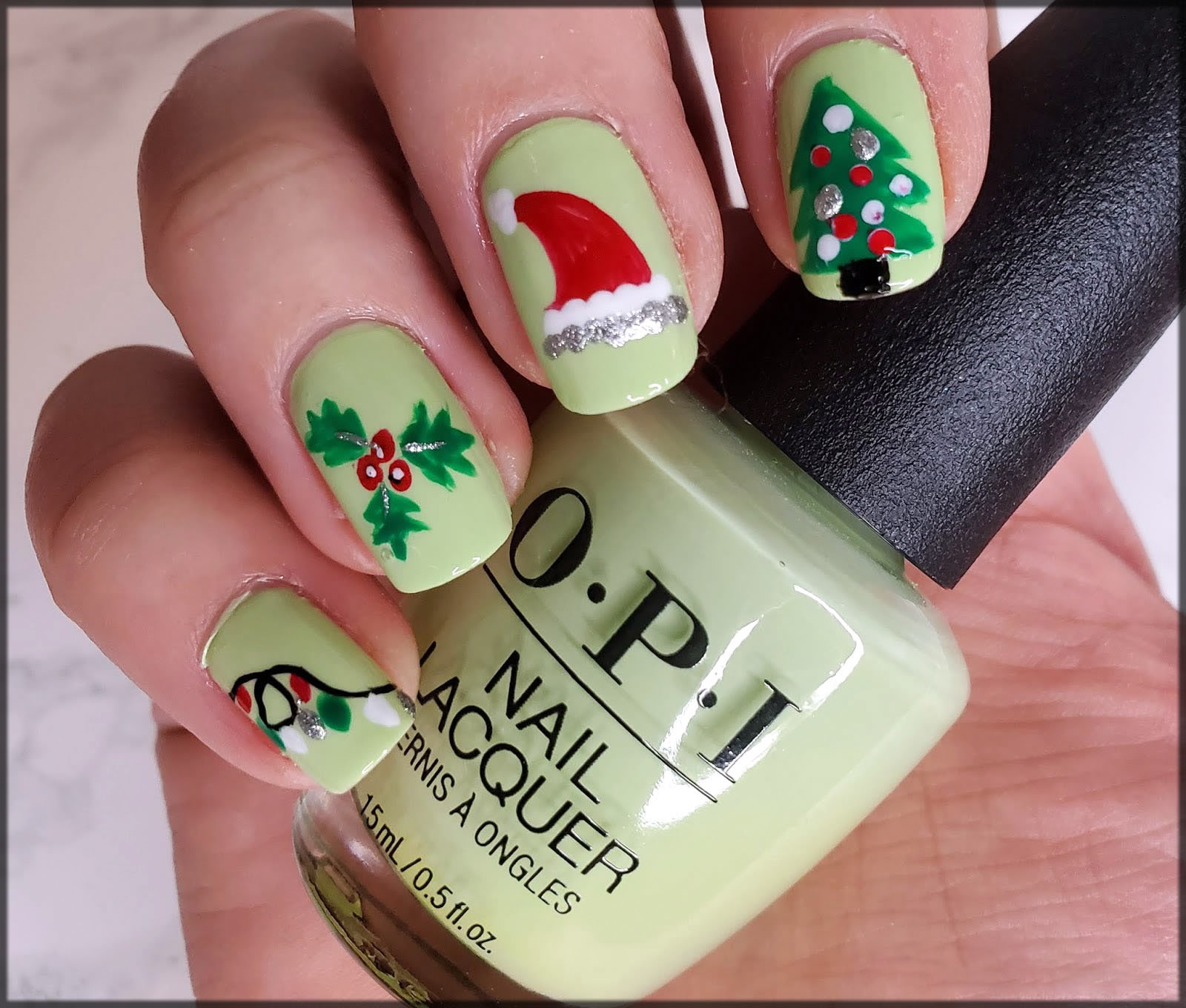 Christmas Nail Polish Designs Step By Step